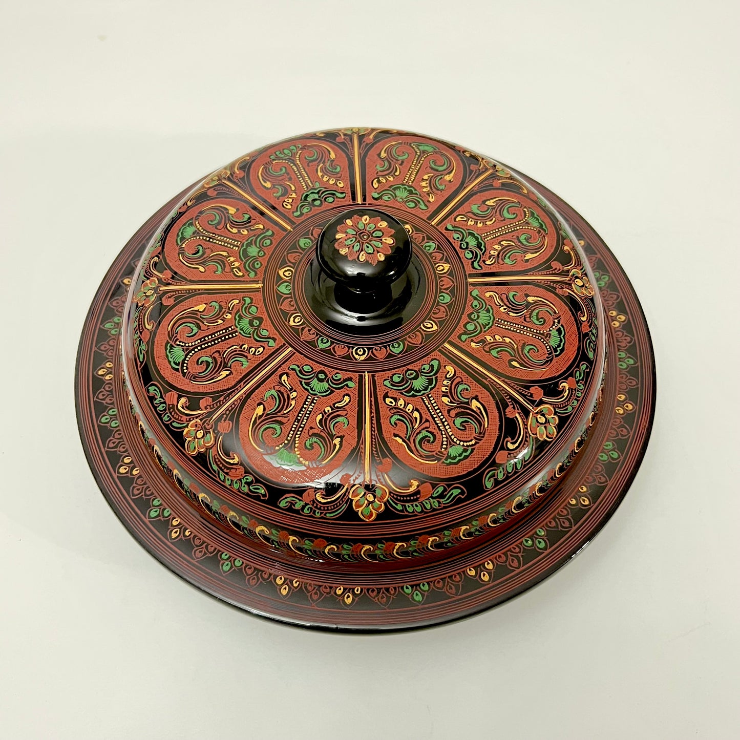 Myanmar Lacquerware Tea Leaf Salad Serving Bold, 8 inches - 3 – Myanmar ...