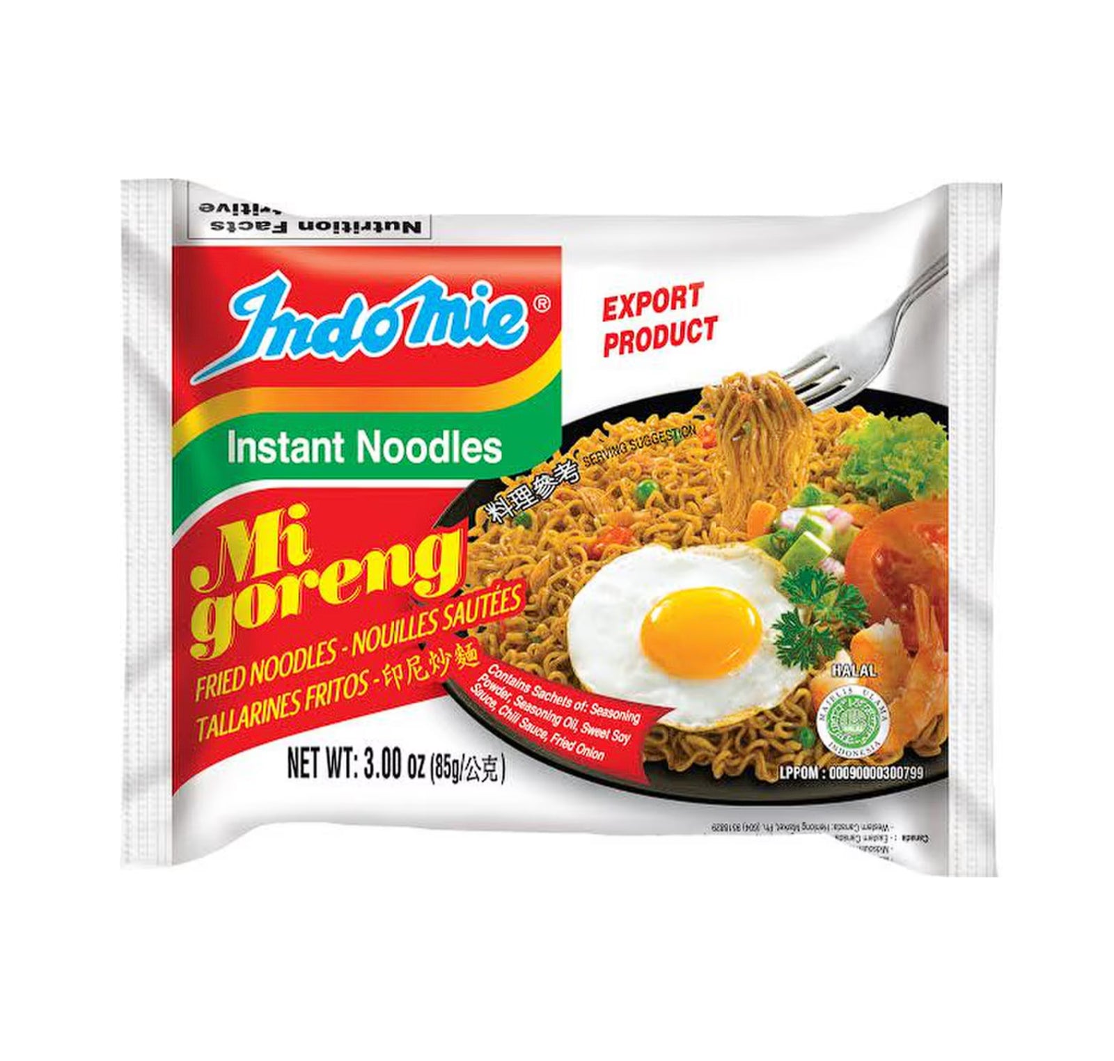 Indomie - Mi Goreng Fried Noodle Flavour Instant Noodle (85g) – Myanmar ...